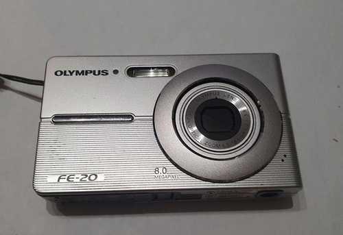 Фотоаппарат Olympus FE20 для ретро фото 8 мп