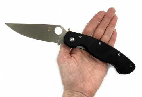 Нож складной Боец 4, D2, G10, черный, S-4