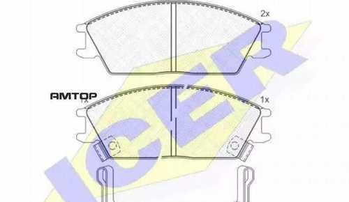 Icer 180887 Колодки тормозные Hyundai Accent, Getz