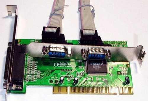 Контроллер 2xCOM, 1xLPT, PCI Espada