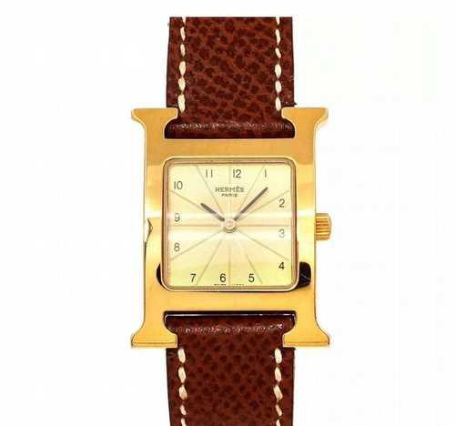 Часы наручные hermes H Watch HH1 201 Quartz Gold D