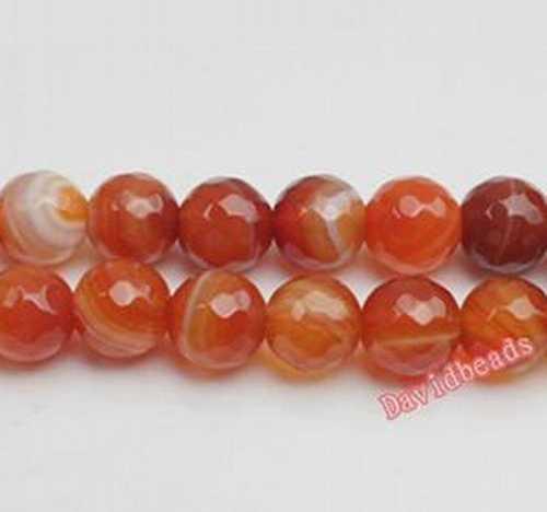 Moon beads Граненая Агата Бусины Смешанные Цвета 4-12мм 6mm 61pcs 1lot, Red
