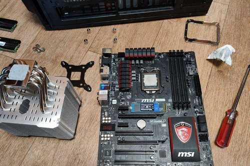 Msi z97 gaming 3 1150 сокет+ процессор i7 4770k