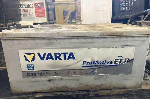 Аккумулятор Varta Promotive 240 Ач бу