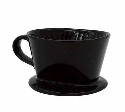 Воронка черная для заваривания кофе на 1-2 чашки к