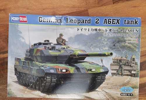 Сборная модельтанка Leopard 2A6EX 1/35 HobbyBoss