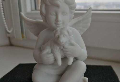 Статуэтка ангел с собачкой фарфор Rosenthal