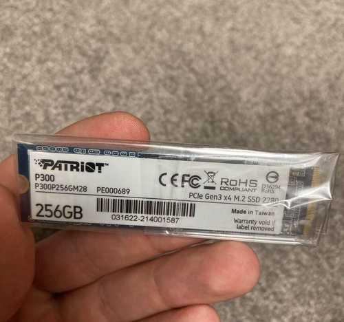 Ssd диск m2 patriot p300 256 gb