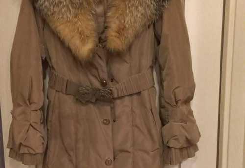 Пальто женское пуховое