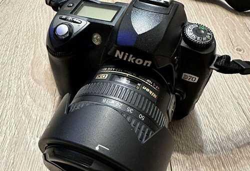 Фотоаппарат Nikon D70 c объективом 18-70мм