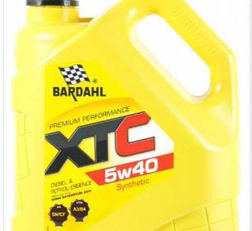 Bardahl 5W40 XTC SN/CF 4L (синт.)
