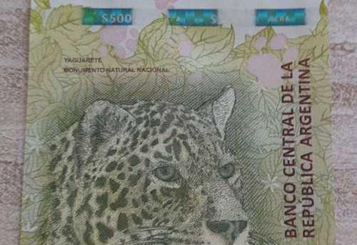 Банкнота Аргентина 500 песо. 2021г. UNC