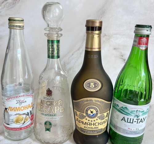 Бутылка стеклянная