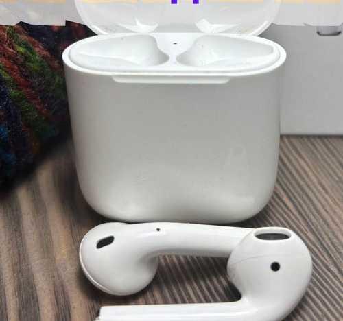 Airpods 1,2 оригиналы с новыми акб