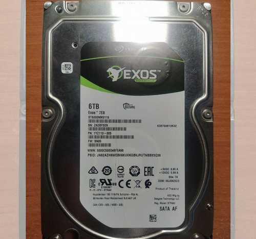 Жёсткий диск 6TB Seagate 7200 Exos 7E8