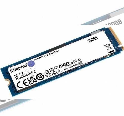 500Gb SSD Kingston NV2 M.2 NVMe, новый