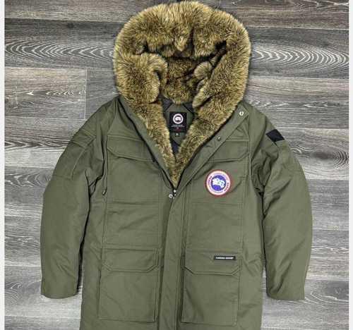 Зимняя куртка Canada goose меховая