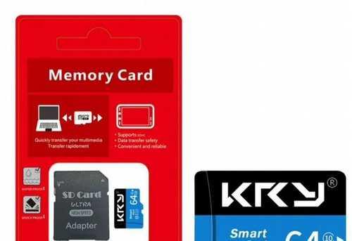 Карта памяти KRY MicroSD 64gb