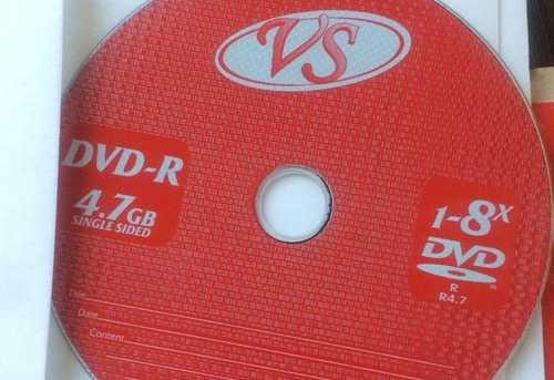 Чистые диски DVD-R. Диск пустой для записи