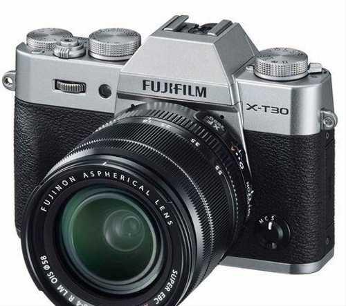 Fujifilm X-T30 Kit 18-55 Silver новый