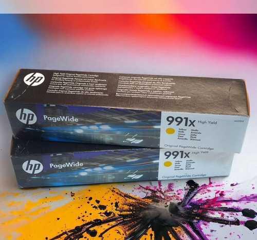 Картридж HP 991X Yellow/Желтый (M0J98AE)