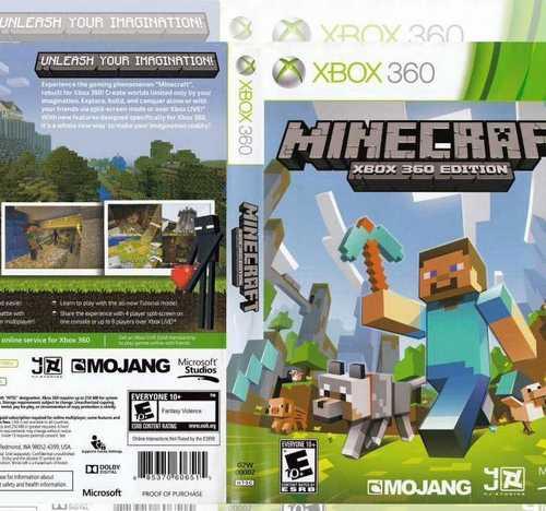 Minecraft xbox 360 lt 3.0 Новый