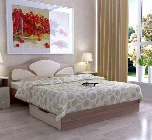 Кровать двуспальная Амели Тип 2