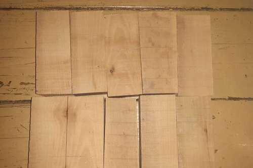 Набор деревянных заготовок, древесина груши