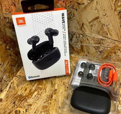 Наушники True Wireless JBL Wave 200 Black (jblw200