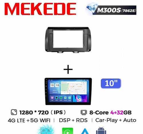 Магнитола Toyota bB 2 QNC20 2005-2016 Mekede M300S 4 32G carplay