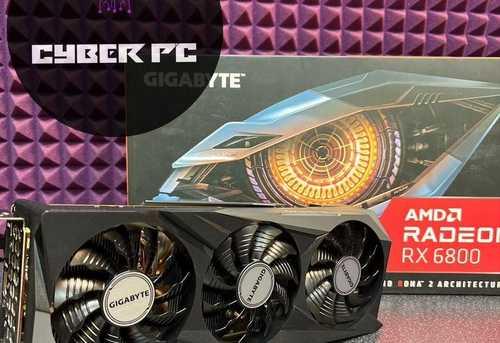 Rx 6800 OC Gigabyte 16gb /гарантия до 25года