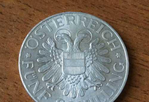 5 шиллингов 1935. Австрия