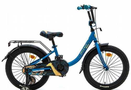 Детский велосипед zigzag 14" Zoo бирюзовый (2024)