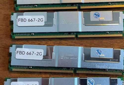 Серверная оперативная память DDR2 667 Мгц 4х2 Гб
