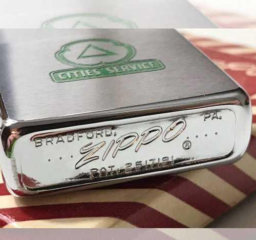 Зажигалка винтаж Zippo «Cities Service», 1959 год