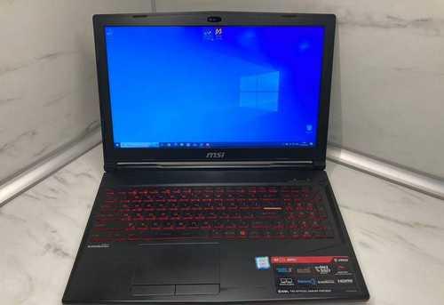 Ноутбук MSI GL63 8RC i7-8750H/16GB/GTX1050/250+1TB