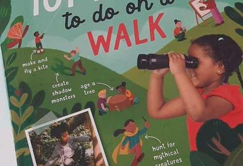 Книга на английском "101 Things to do on a Walk"