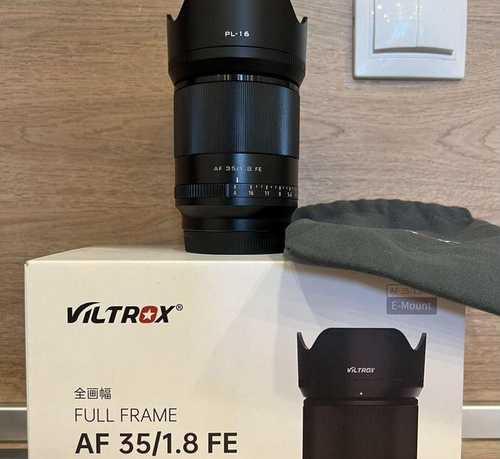 Объектив viltrox 35 1.8 sony FE