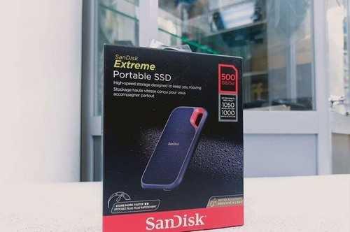 Новый внешний SSD 500Gb Sandisk V2