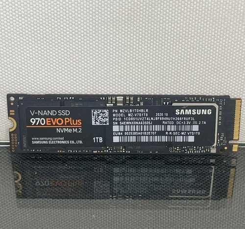 Ssd m2 nvme 1 tb Samsung 970 EVO Plus