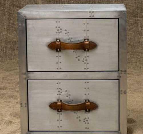 Тумба silver age 2 drawers side table