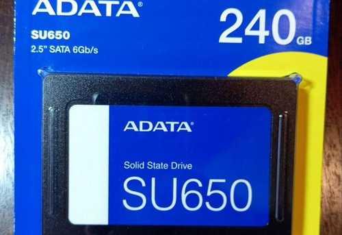 SSD диск adata Ultimate SU650 240гб