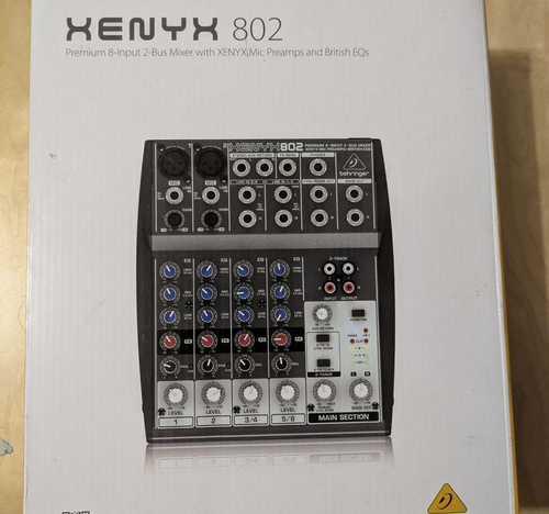 Микшерный пульт behringer xenyx 802