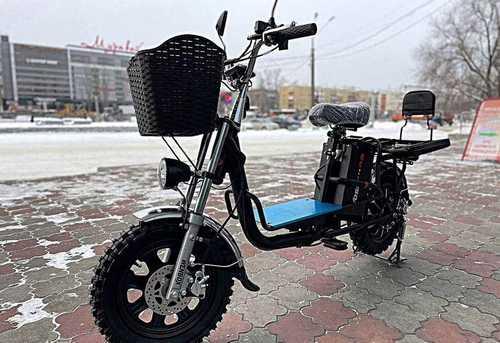 Электровелосипед монстр снег 30ah