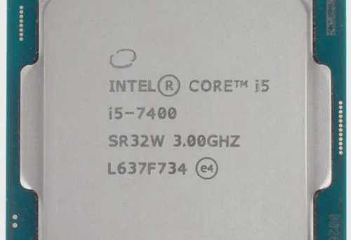 Процессор IntelCore i5-7400CPU 3.00GHz + описание