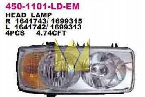 Фара головного света левая DAF CF 65