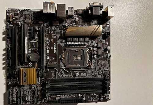 Материнская плата asus B150M-plus (LGA1151, microA