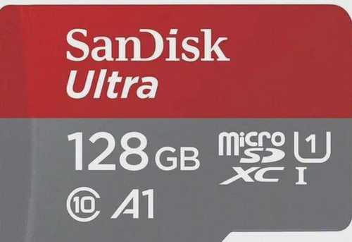 Карта памяти SanDisk Ultra 128 gb 140 mb/s
