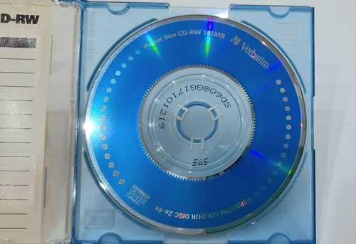 Диск Verbatim CD-RW 185мб, 8 см