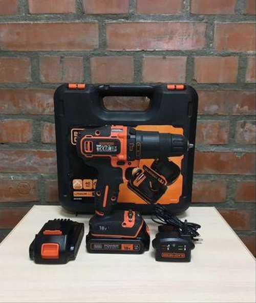 Шуруповерт Black+Decker